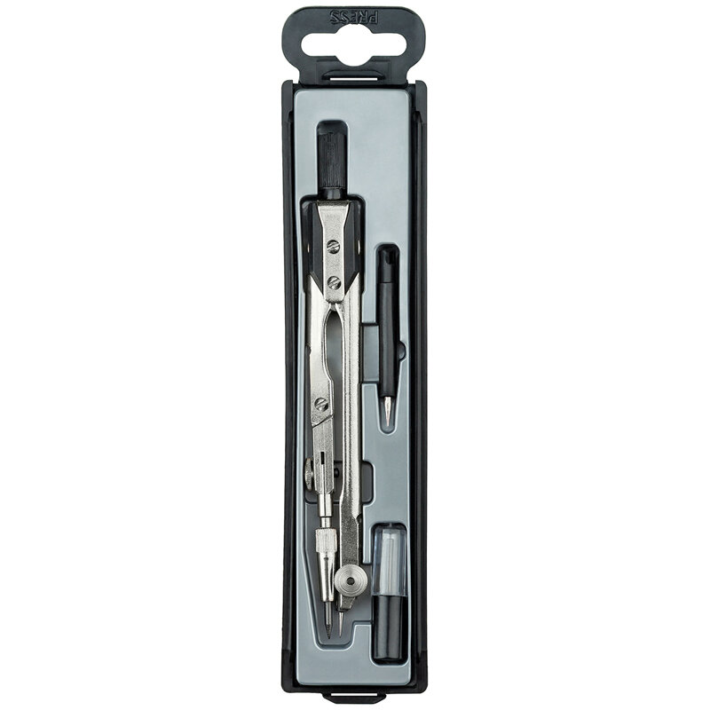 2 шт. Готовальня Globus "Technica", 3 предмета, циркуль 125мм, пластиковый футляр