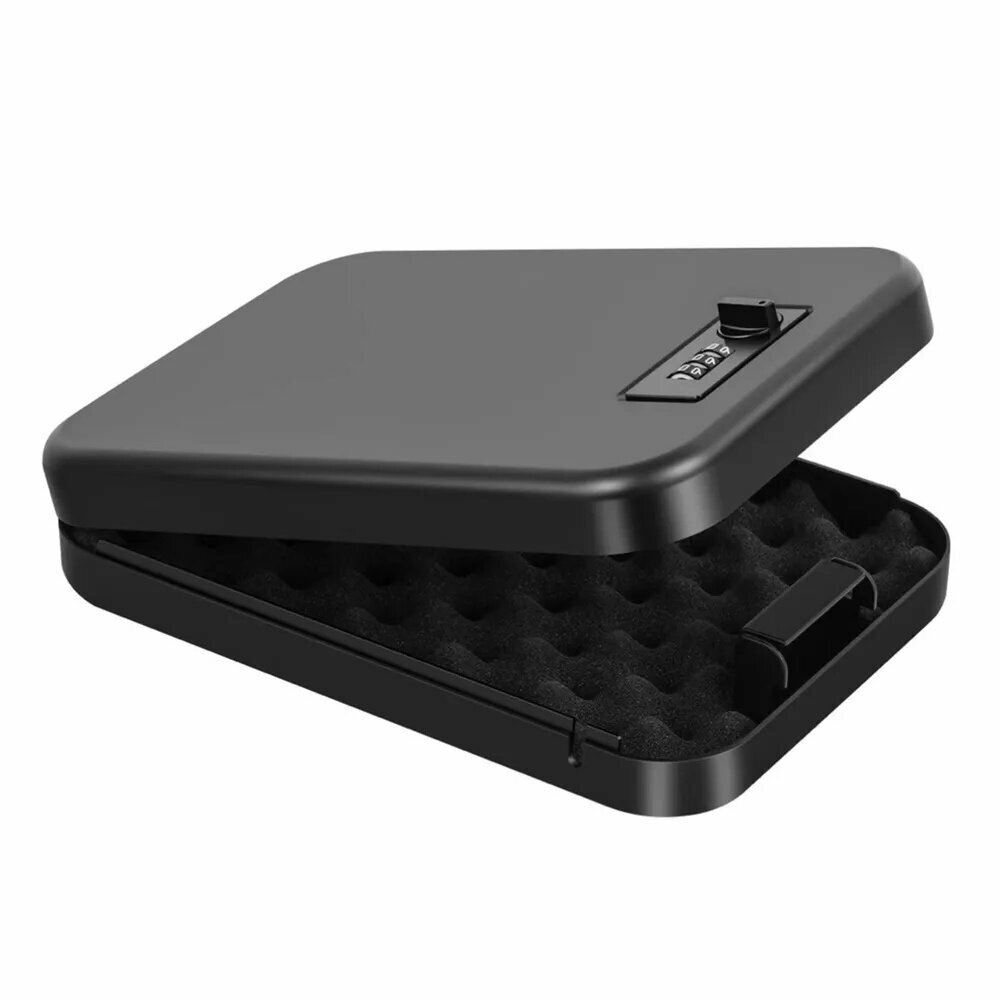 Сейф с кодовым замком автомобильный SB GUNSAFE CODE для денег, мелких ценностей и документов для дома/квартиры/офиса/в шкаф/в автомобиль