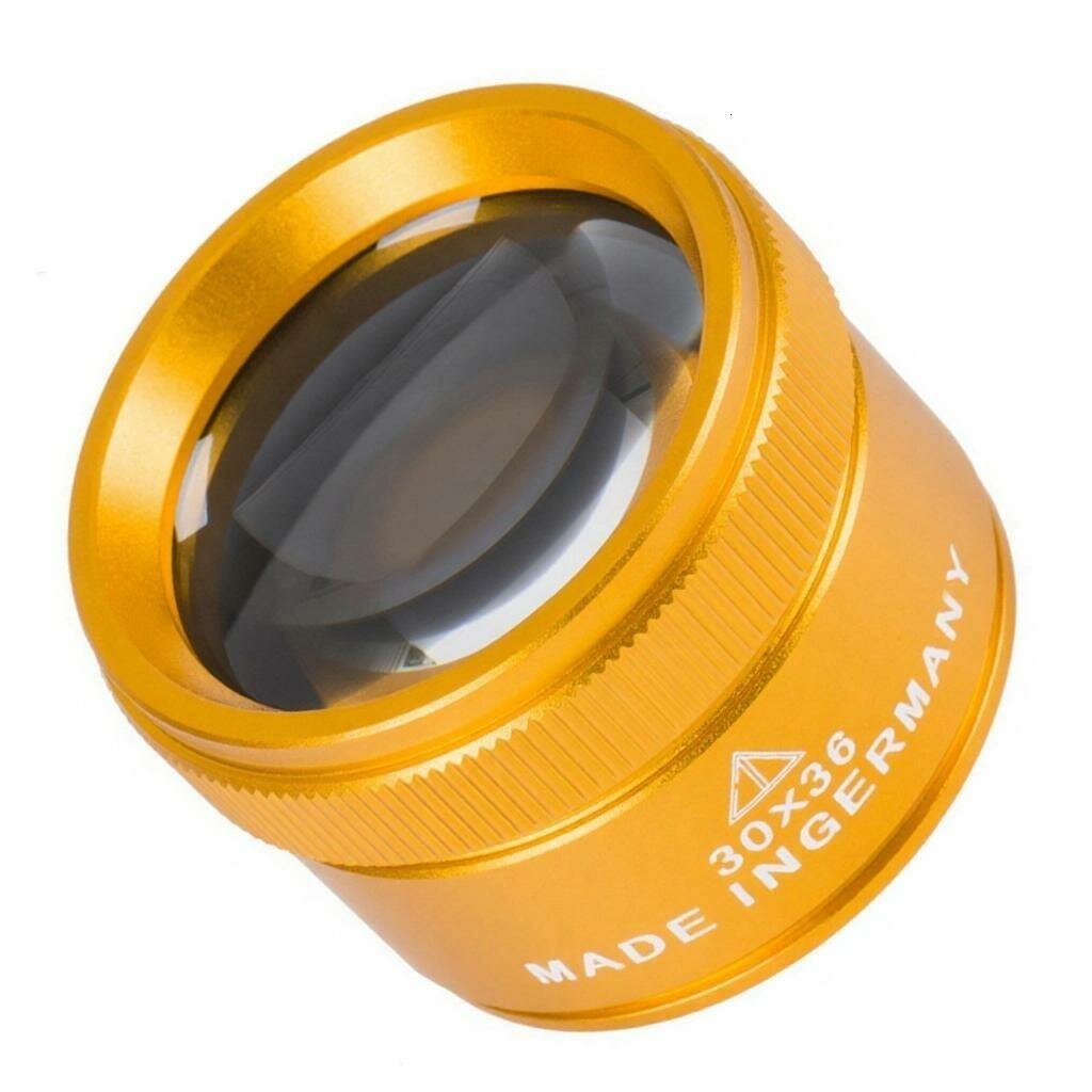 Портативная 30-кратная лупа для ювелирных изделий, марок монет, увеличительного стекла для ремонта часов