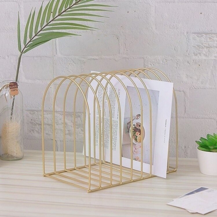 Скандинавская настольная система хранения, многослойная полукруглая книжная полка, держатель для вязаных шапок, настольный органайзер, выставочная стойка для шапок