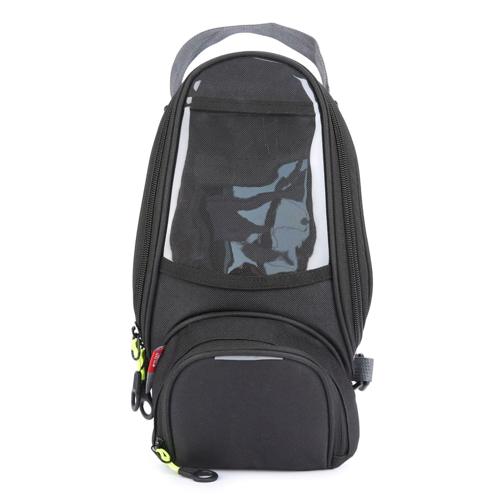 Магнитная баковая сумка для мотоцикла, водонепроницаемая, с прозрачным карманом, Без этикетки