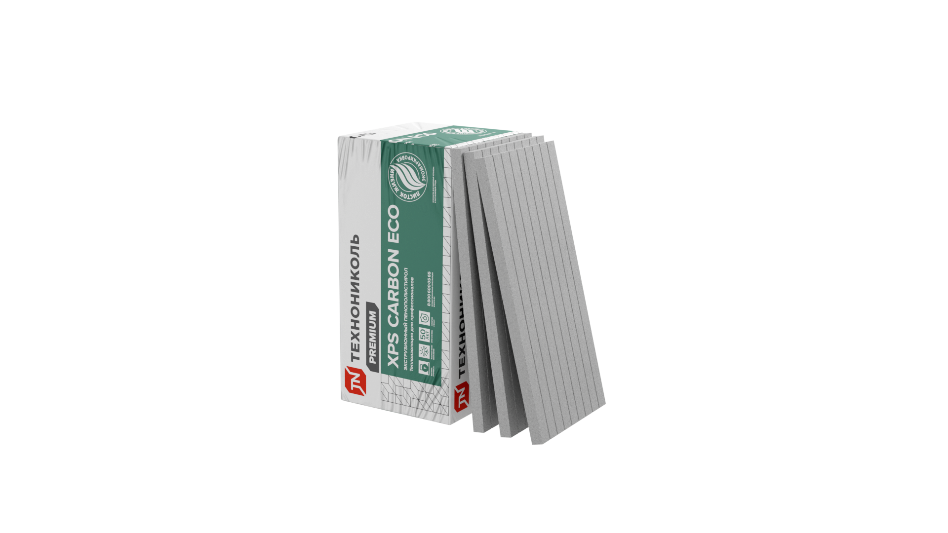 Утеплитель Техноплекс Карбон Эко, 30 мм, 13 плит, 8.9 м2, 0.267 м3