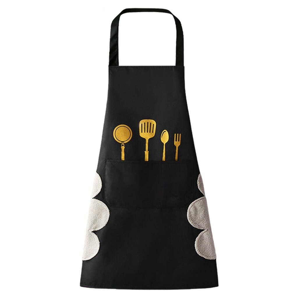 Легко протираемый фартук из ПВХ, Водостойкая защита от разлива масла, Одежда для приготовления пищи на кухне