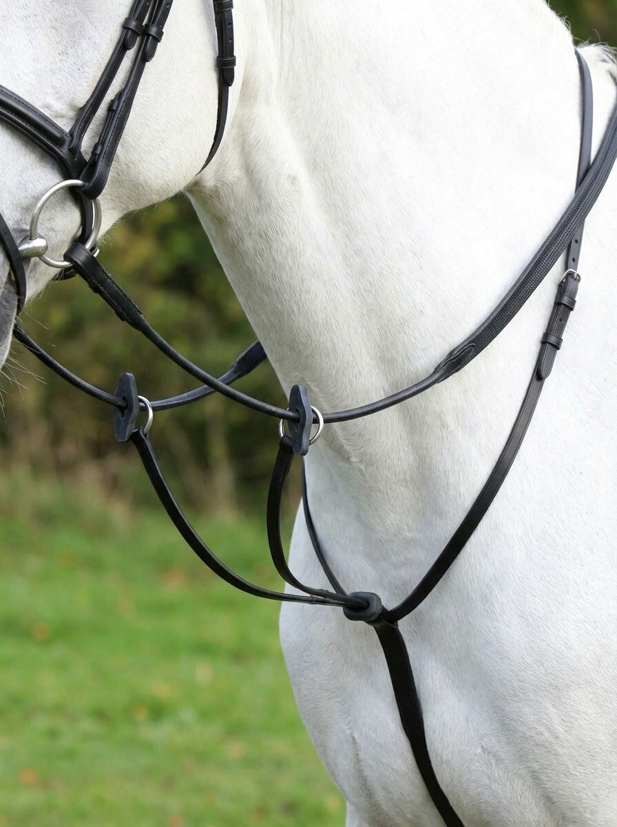 Кожаный мартингал HorsePlanet