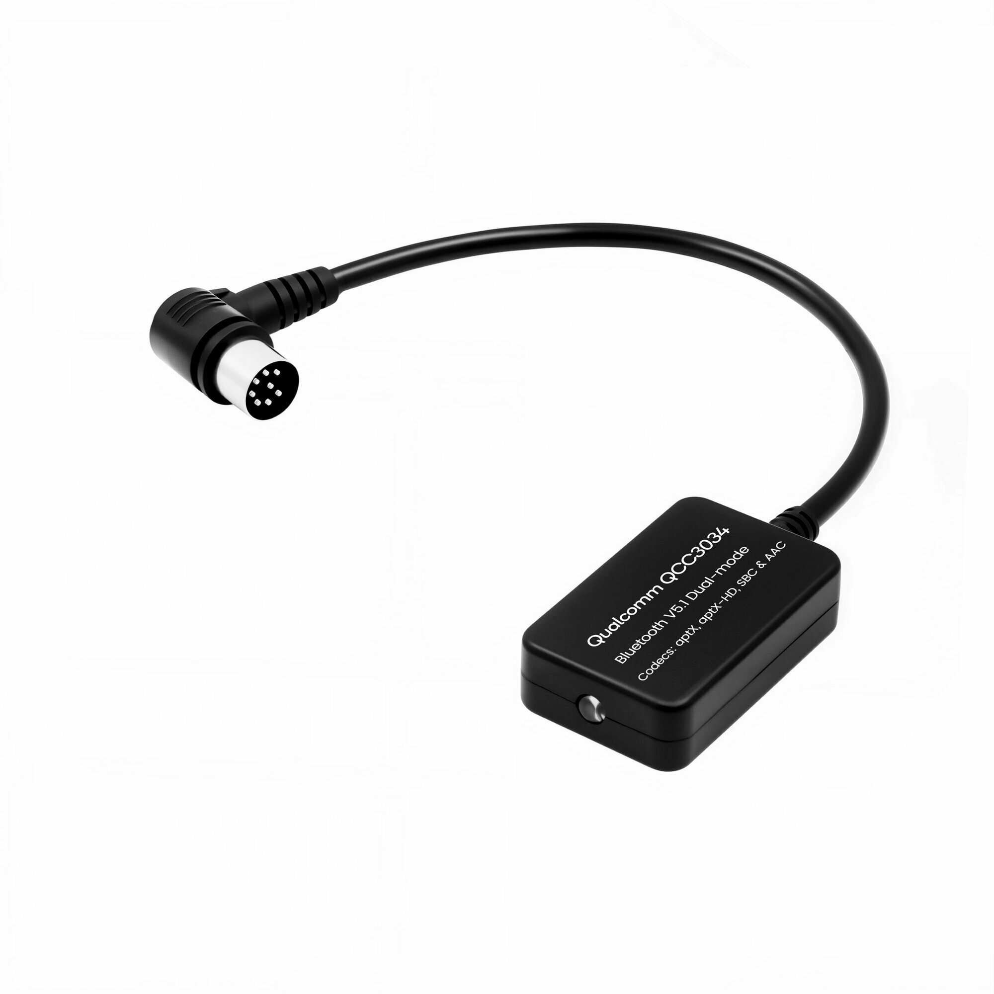 Адаптер Bluetooth 5.1 Hi-Res aptX aptX-HD для автомобильной аудиосистемы, совместимый с автомагнитолами Volvo HU DIN8