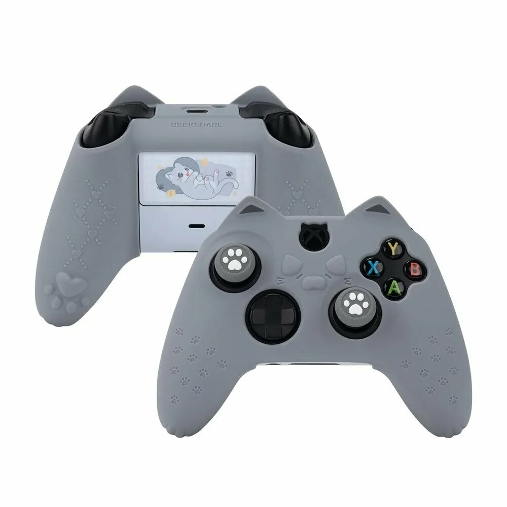 XBOX кожух для контроллера с лапками кота, изготовлен из силикона, совместим с контроллером Xbox Series X.