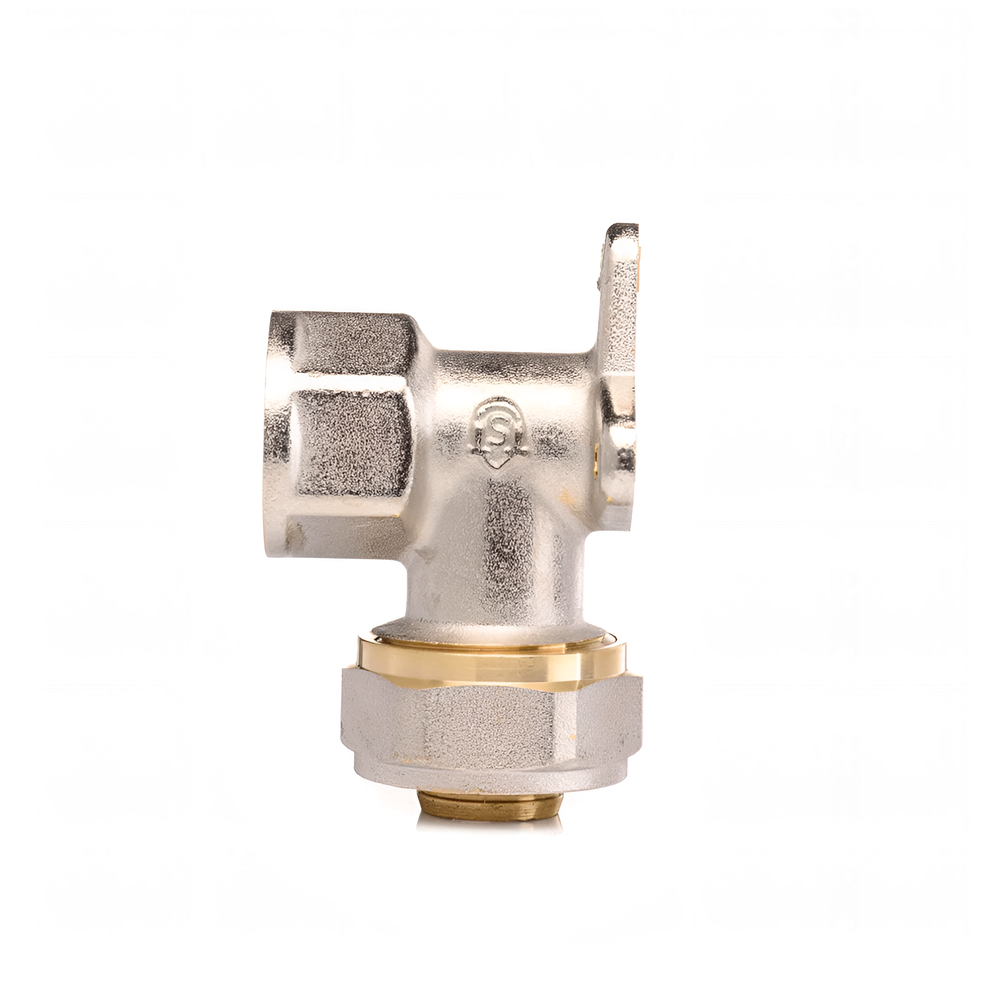 Фитинг для труб, водорозетка. обжимная, 16х1/2". TST, латунь