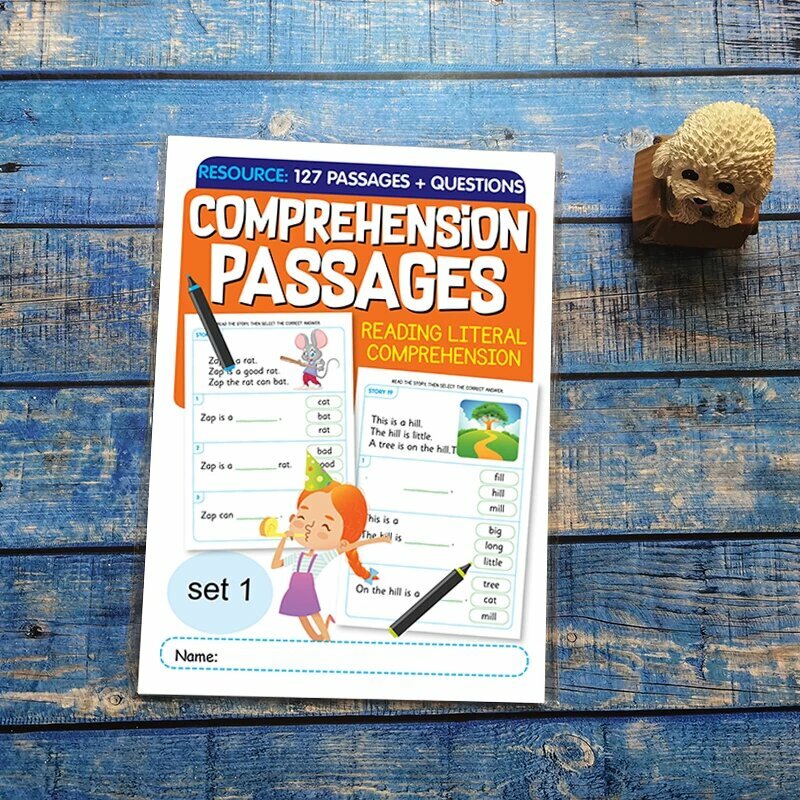 Чтение трех предложений для маленьких детей, английское чтение, понимание, начинающие, обучающие листы, домашние задания для начальной школы