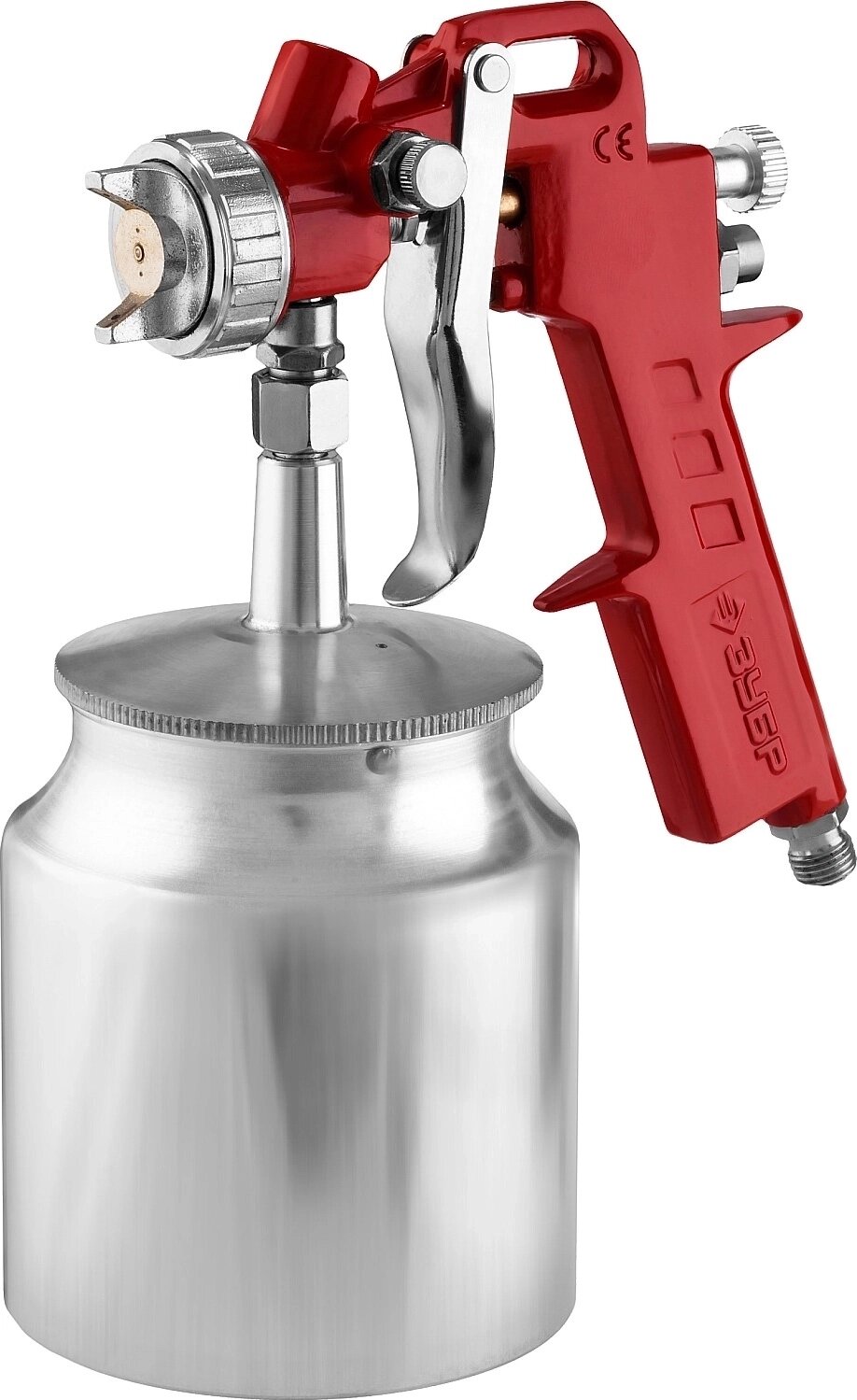 Пневматический краскопульт с нижним бачком ЗУБР 06456-1.3