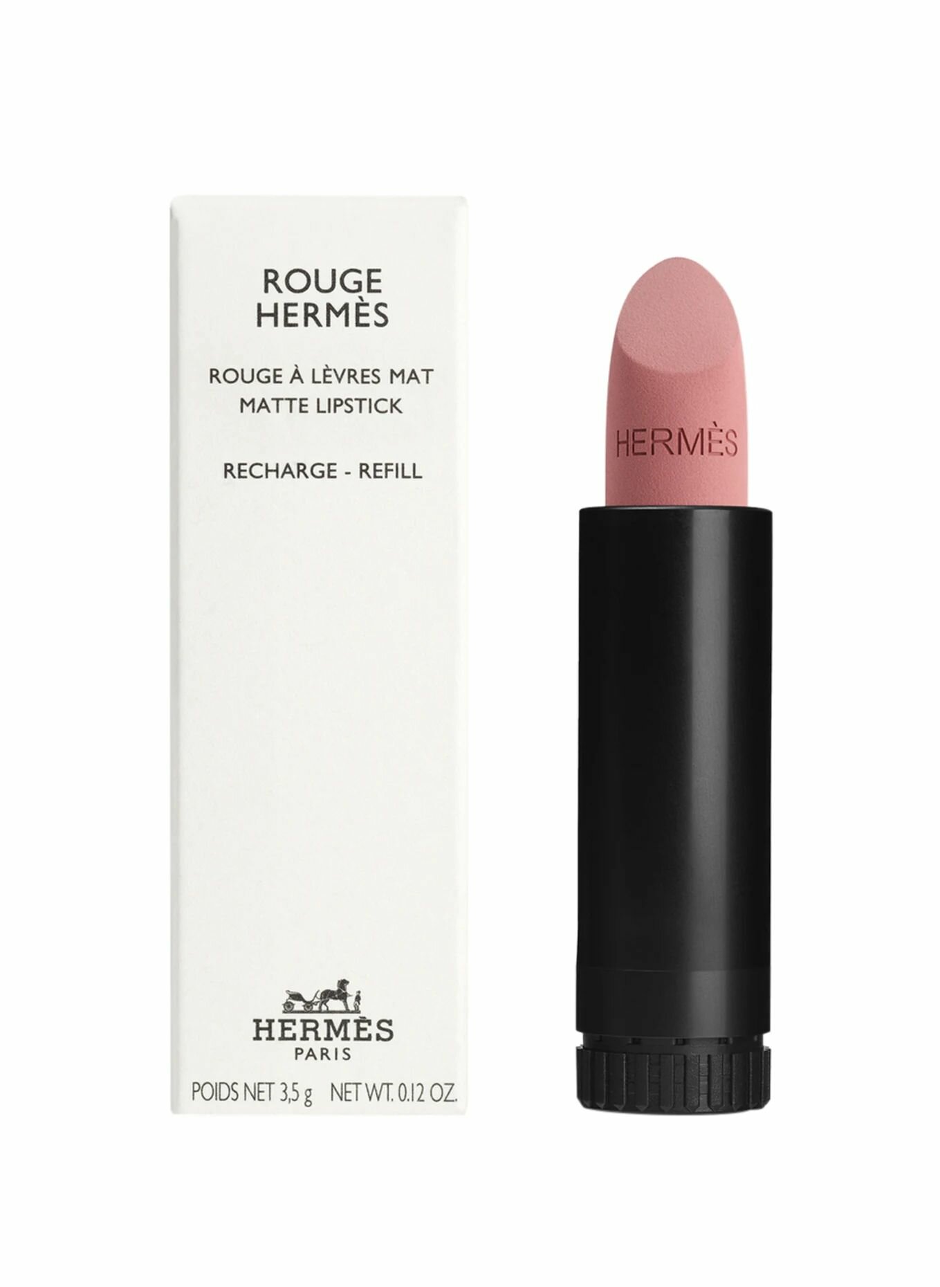 HERMES Сменный блок-помада с матовым финишем ROUGE HERMES 3.5г, оттенок 11 BEIGE NATUREL