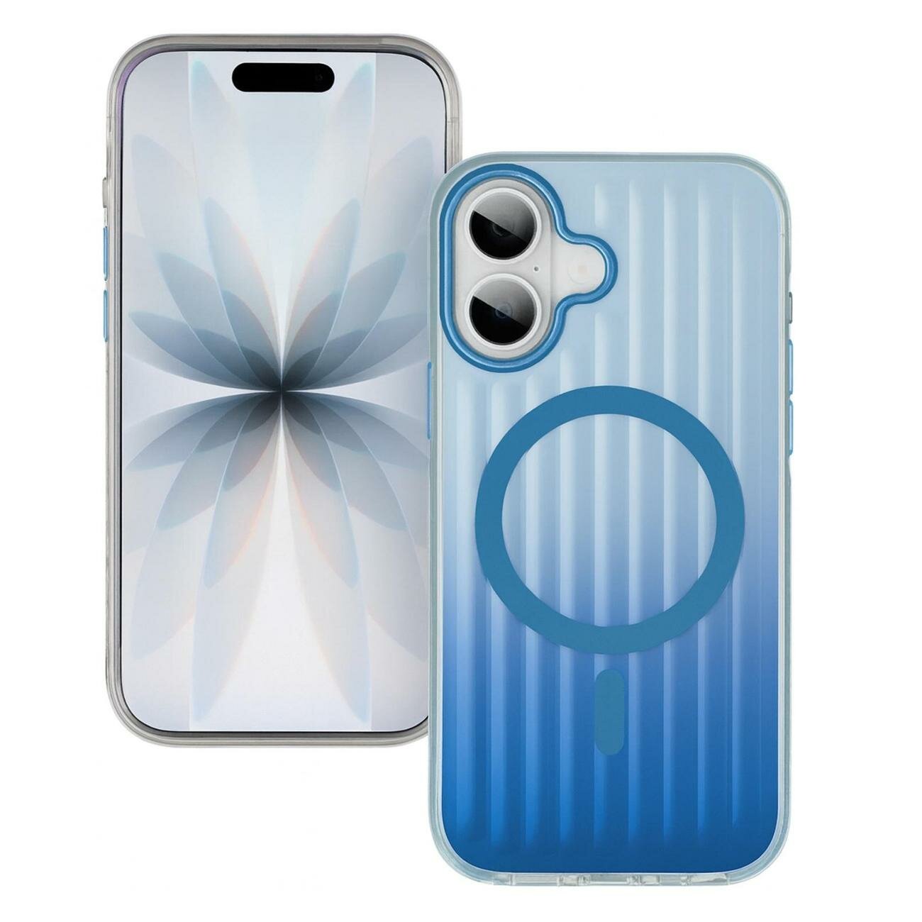 Чехол накладка iPhone 17 Gurdini Ocean Case Transparent Blue