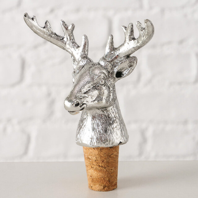 Пробка для вина Олень Блитцен 10 см, Boltze, 2058408