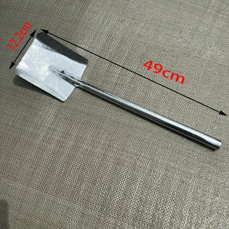 Совок для золы и угля металлический, совок для уборки мангала, печи и камина