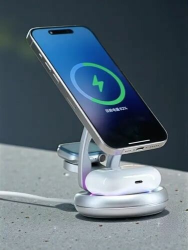 Док станция 3в1 Магсейф Remax CW05