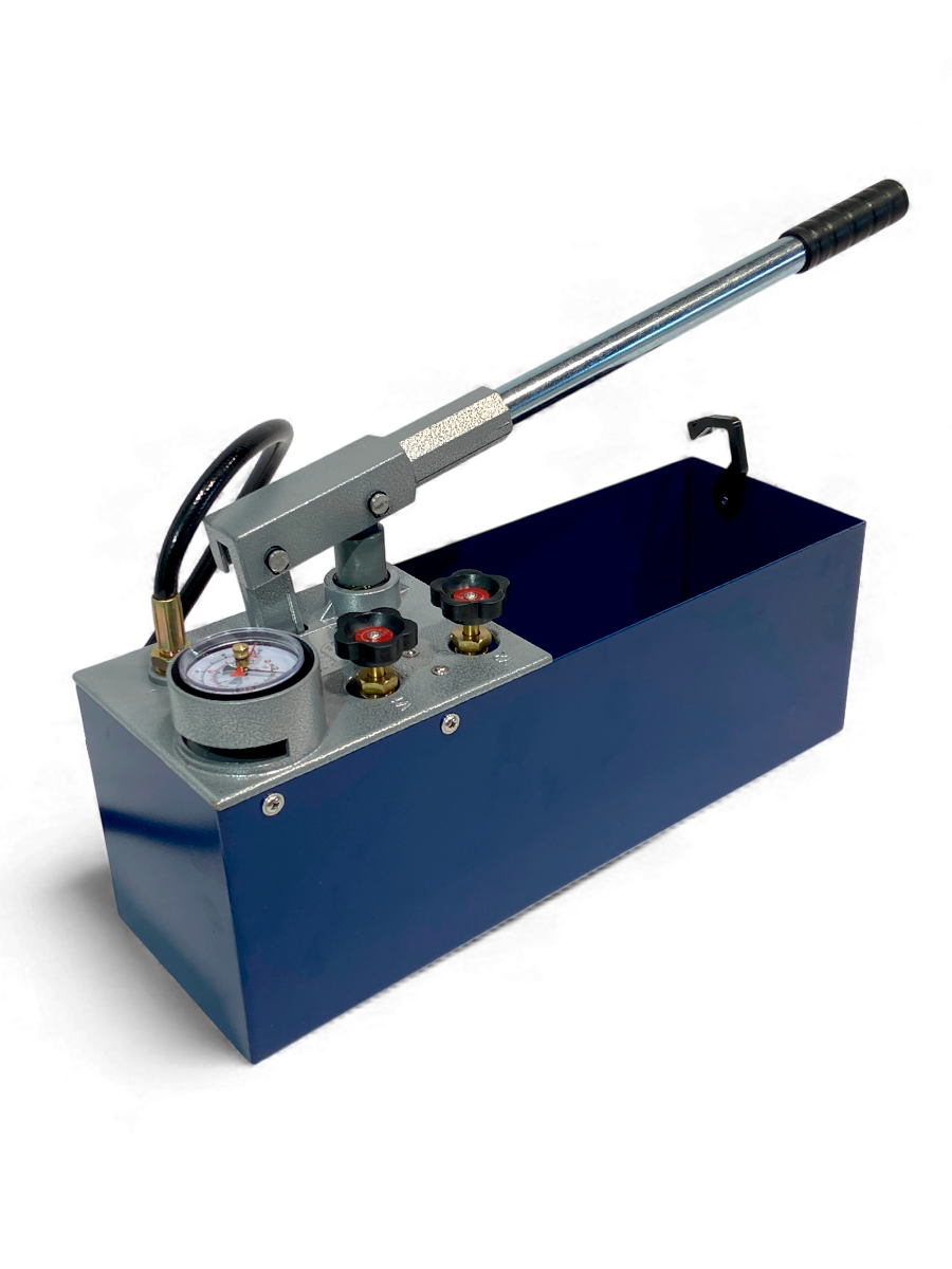 Насос опрессовочный "аквапром" PTP10, с манометром, датчик уровня масла, 12л