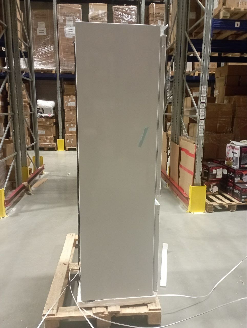 Холодильник-морозильник встраиваемый MAUNFELD MBF177NFWHGR Inverter