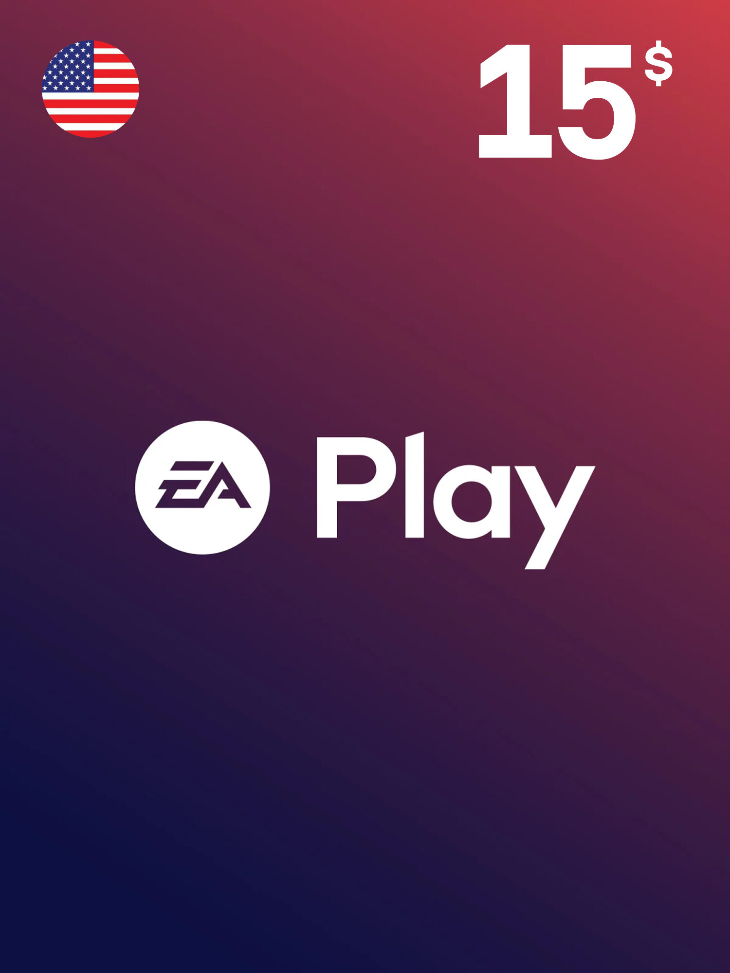 Подарочная карта EA на 15$ Долларов | США | Оригинальный код