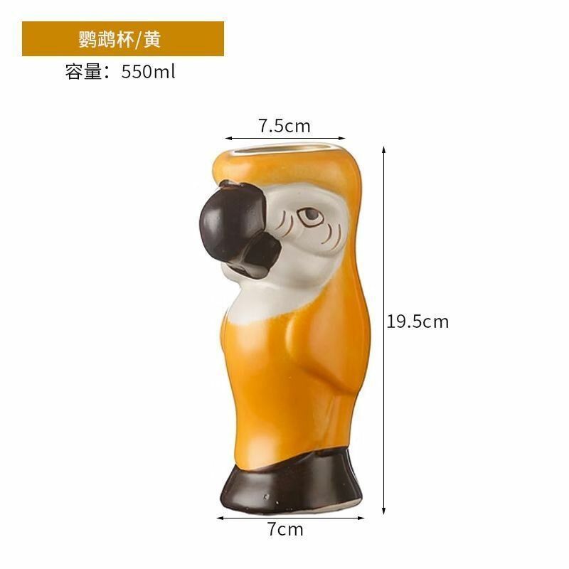 Винтажный стиль, новый гавайский Хэллоуин, специальная керамическая чашка Тики с призрачным лицом, зомби, череп, коктейльная чашка