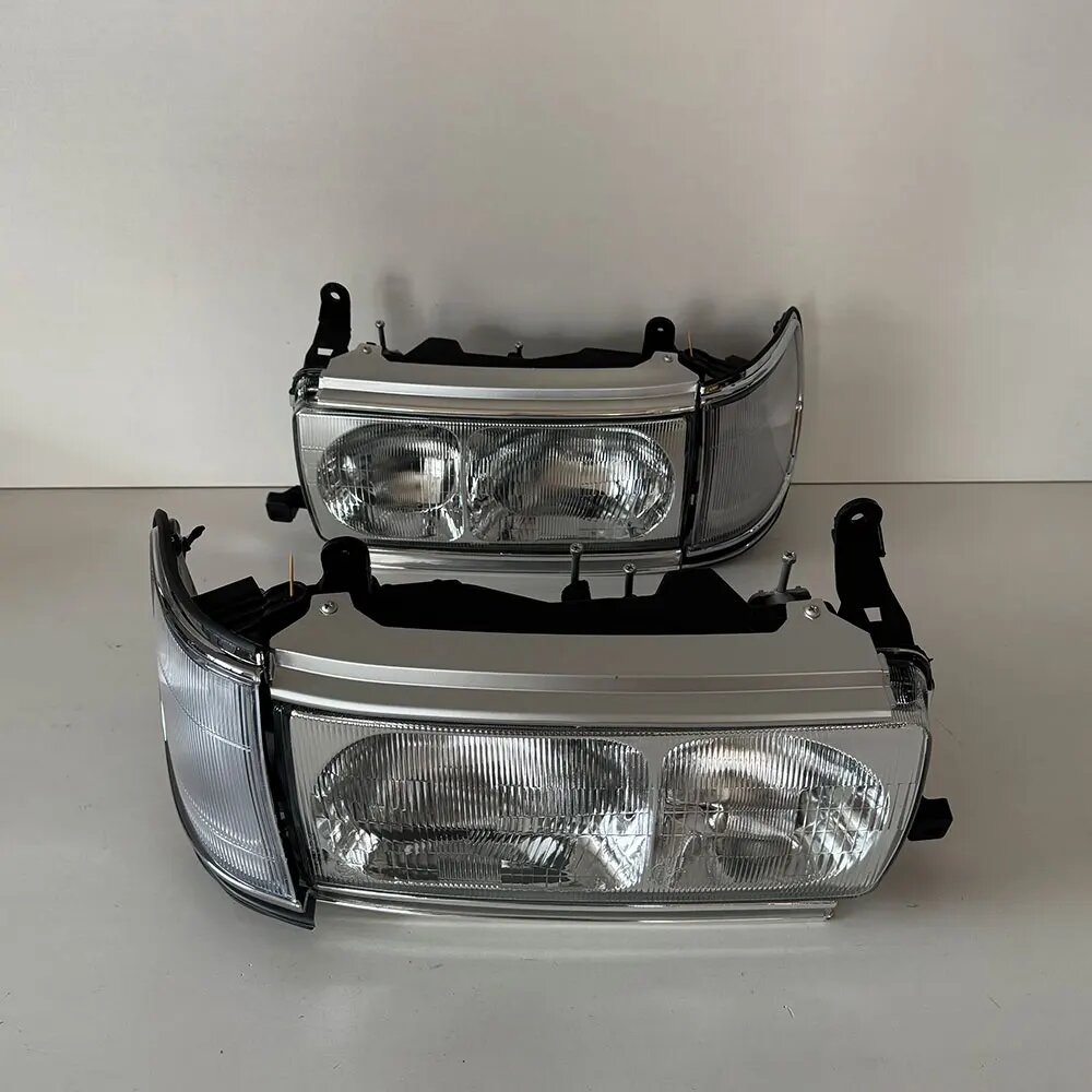 2 шт. автомобильные фары для Toyota Land Cruiser LC80 FJ80 HDJ80 FZJ80 1992–1995 пара фар 81110-60695 81150-60515 4PCS