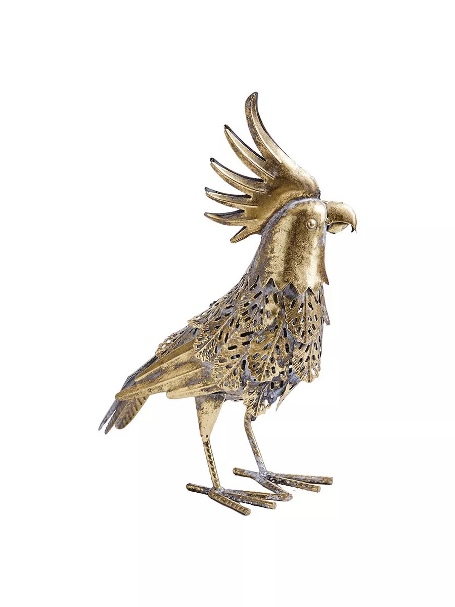 Декор настольный Glasar Попугай 25х12х32 см, железо