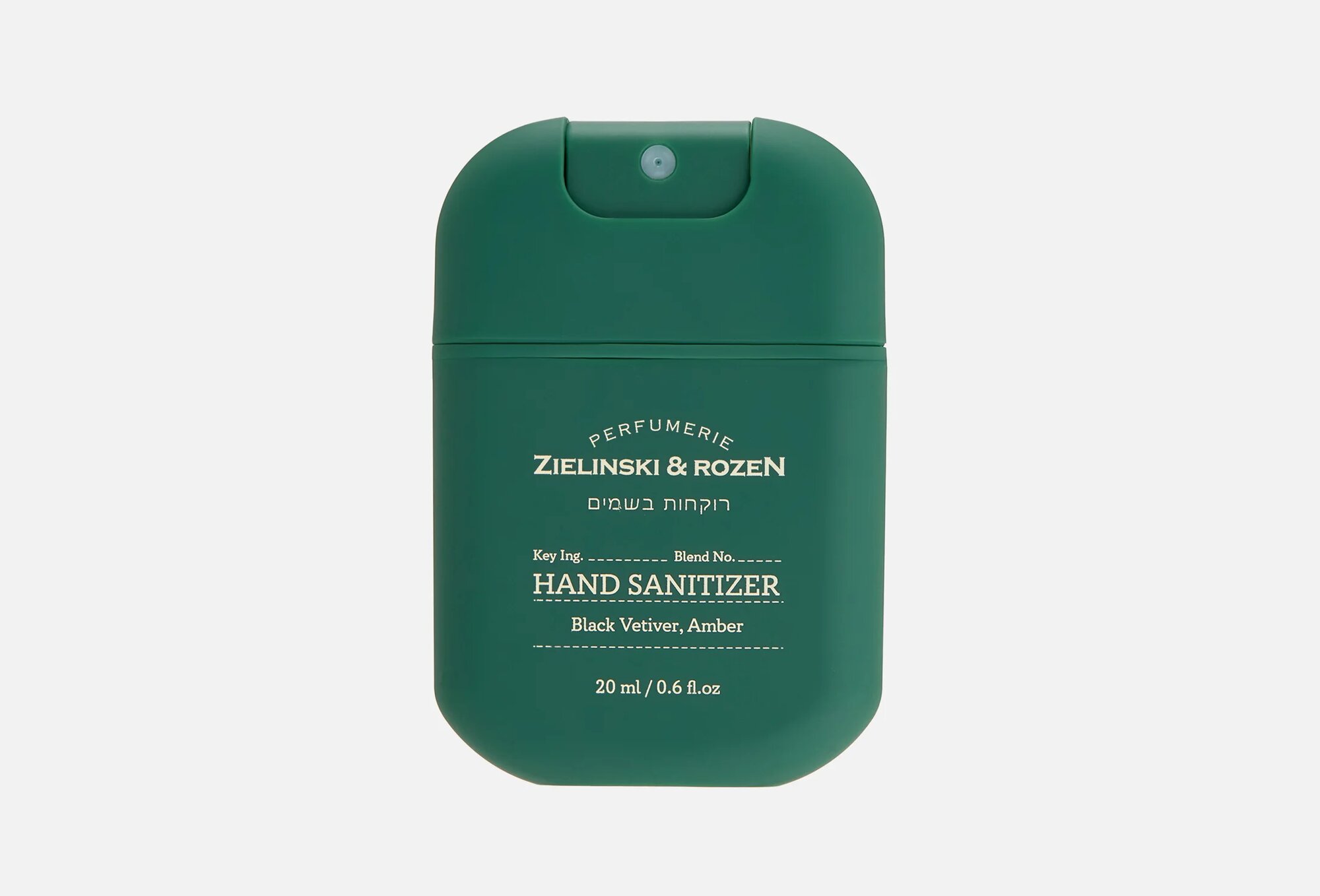 Zielinski & Rozen Санитайзер для рук Черный ветивер, Амбра 20мл