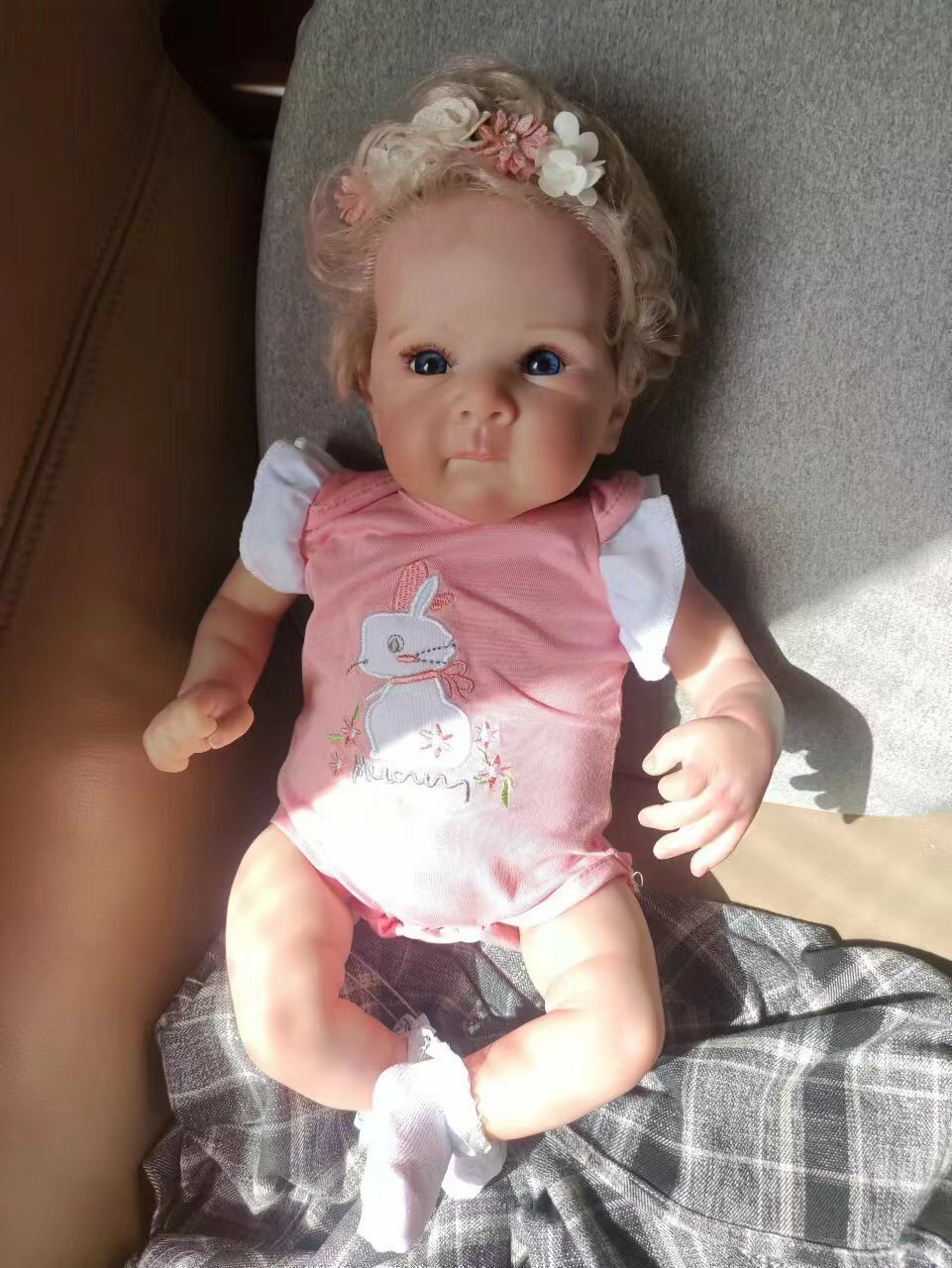 18inch 46cm Кукла Бетти Реалистичная Младенец Реборн 3D Продвинутая Рисовка Цвета Кожи