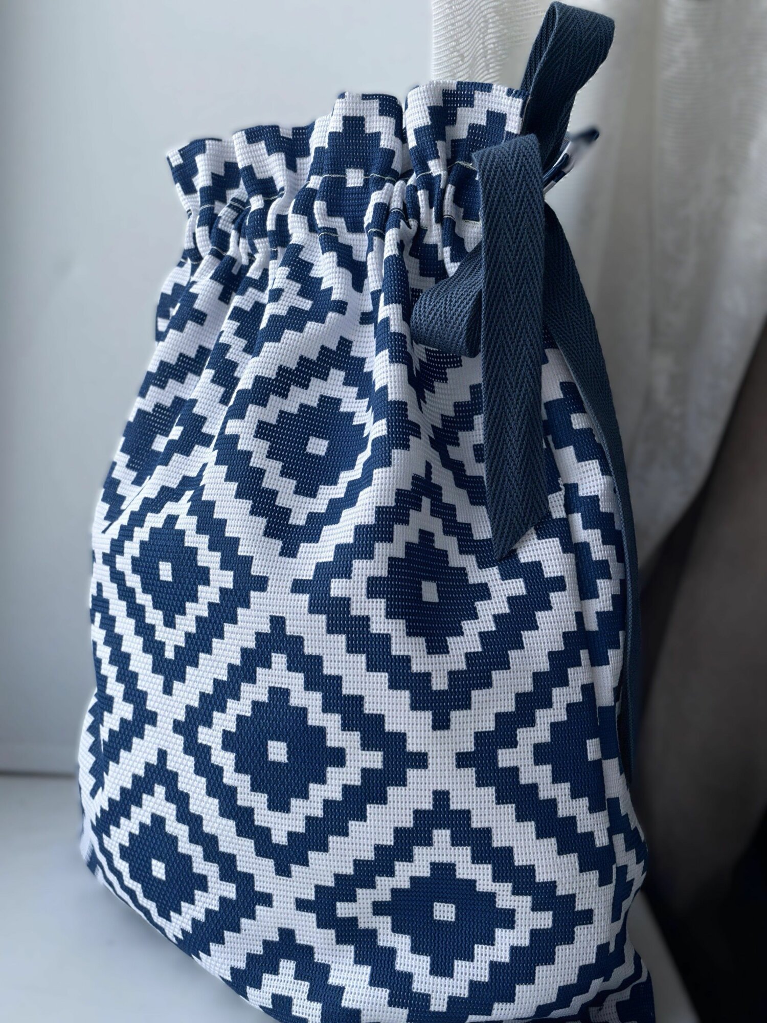 Мешочек тканевый 24*29 для хранения и подарков из хлопка рогожка, 1 шт