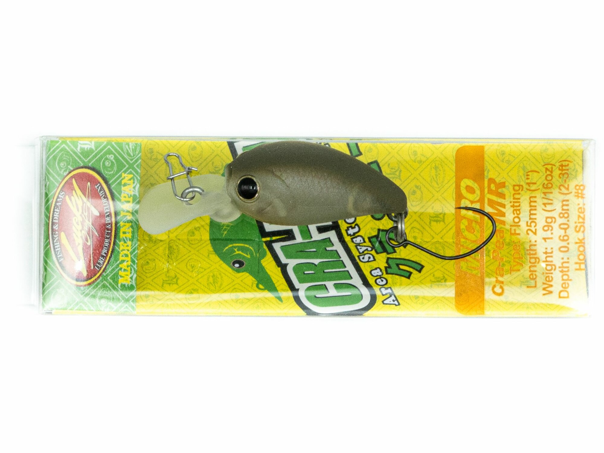 Японский воблер на форель Lucky Craft Micro Cra-Pea DR, 1.9 г, #NP16 Cafe Ore Sorbet / Форелевые приманки / Воблеры для рыбалки