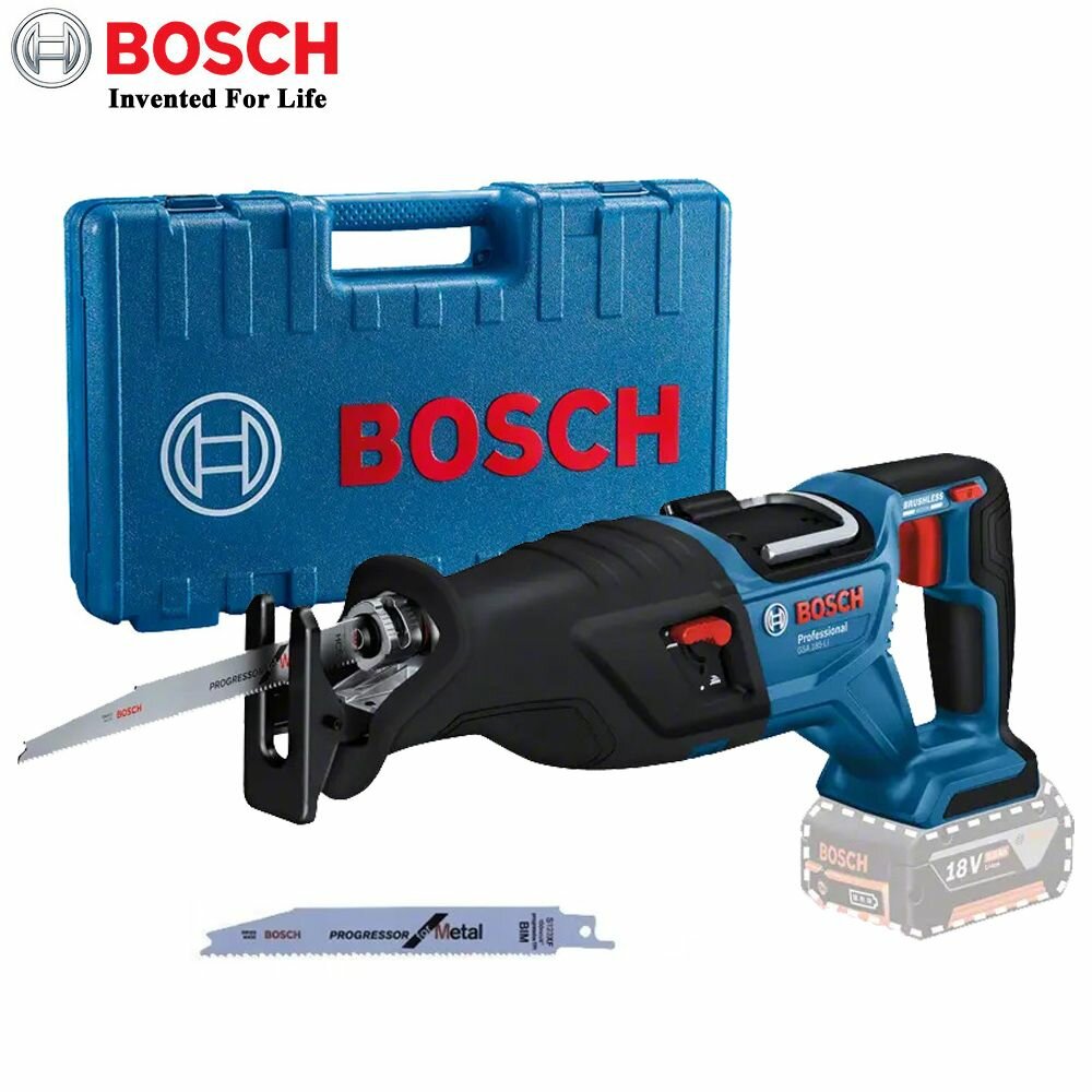 Аккумуляторная сабельная пила Bosch GSA 185-Li Solo Бесщеточный,0 батарей