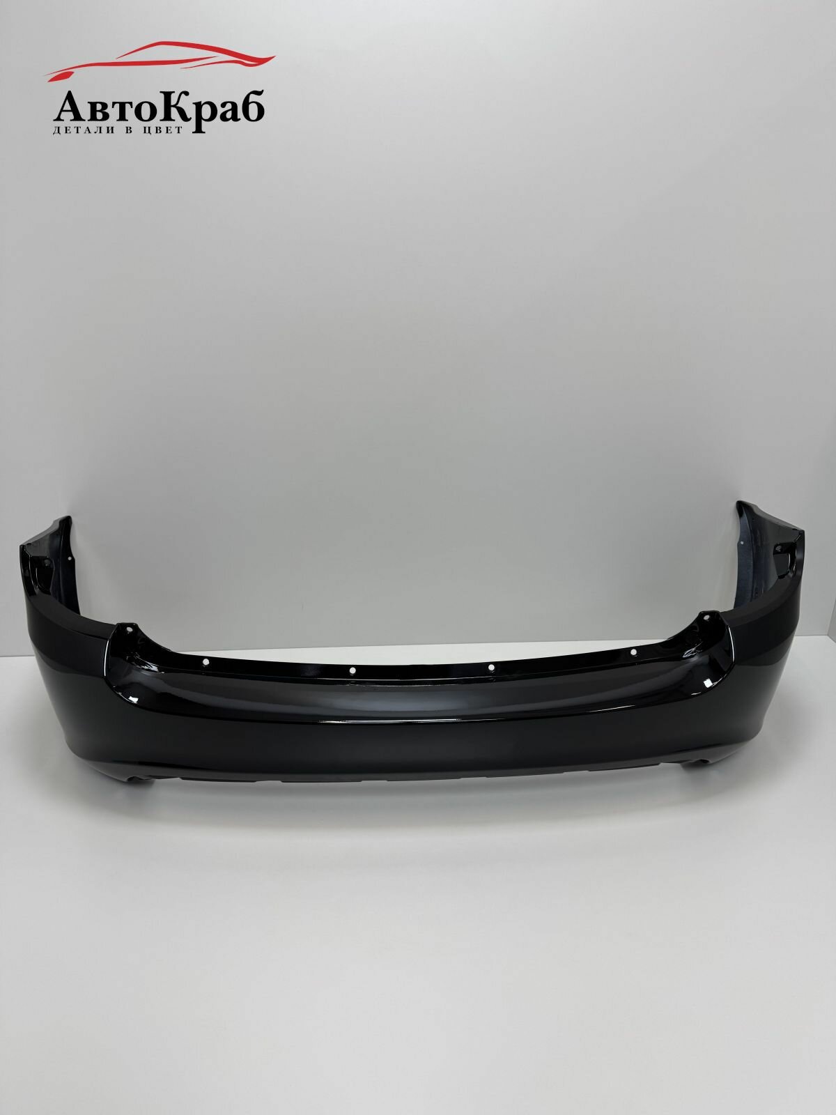 Бампер задний для Лада Калина кросс 2194 2014 - 2018 г. Гранта кросс 2018 - 2026 г. 672 - черная пантера