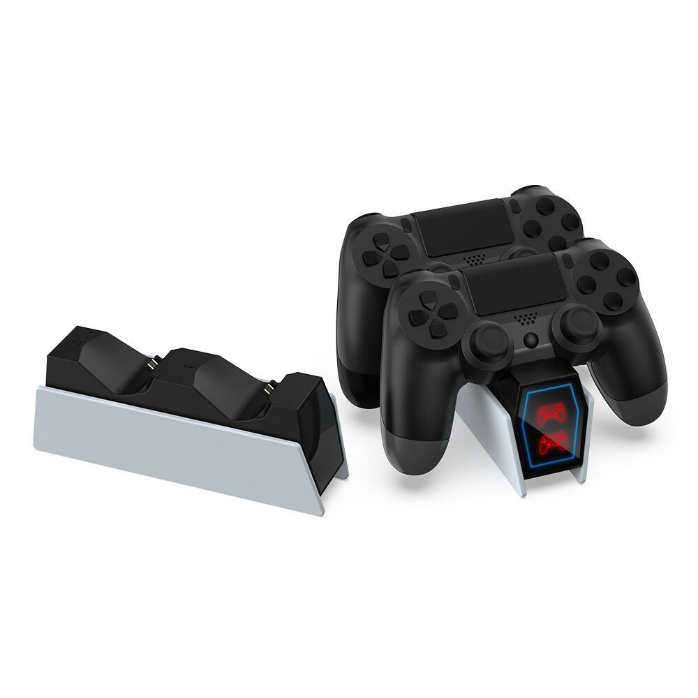 Зарядная станция DOBE для 2-х контроллеров PS4 / PS4 Slim / PS4 PRO с индикаторами