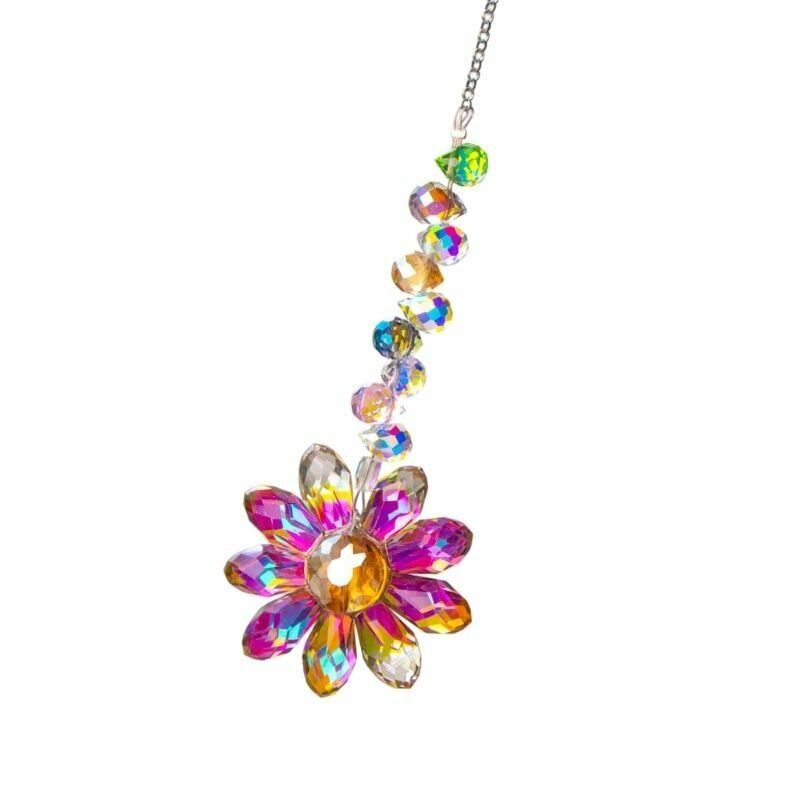 Хрустальная Подвеска-Ловец Подсолнухов-Волшебный Цвет