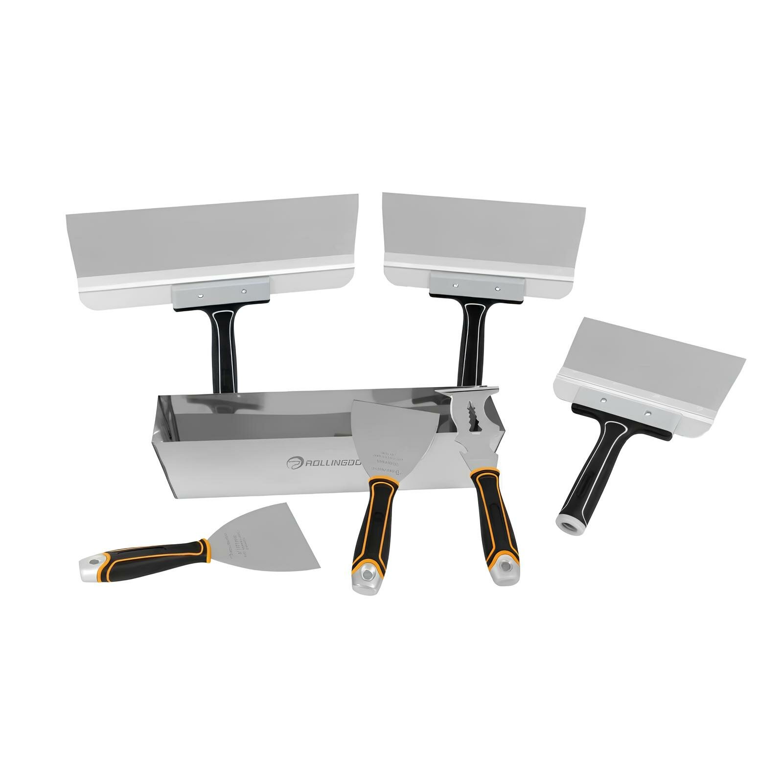 Набор для нанесения шпаклевки №3, Rollingdog, (7 предметов), арт.50638