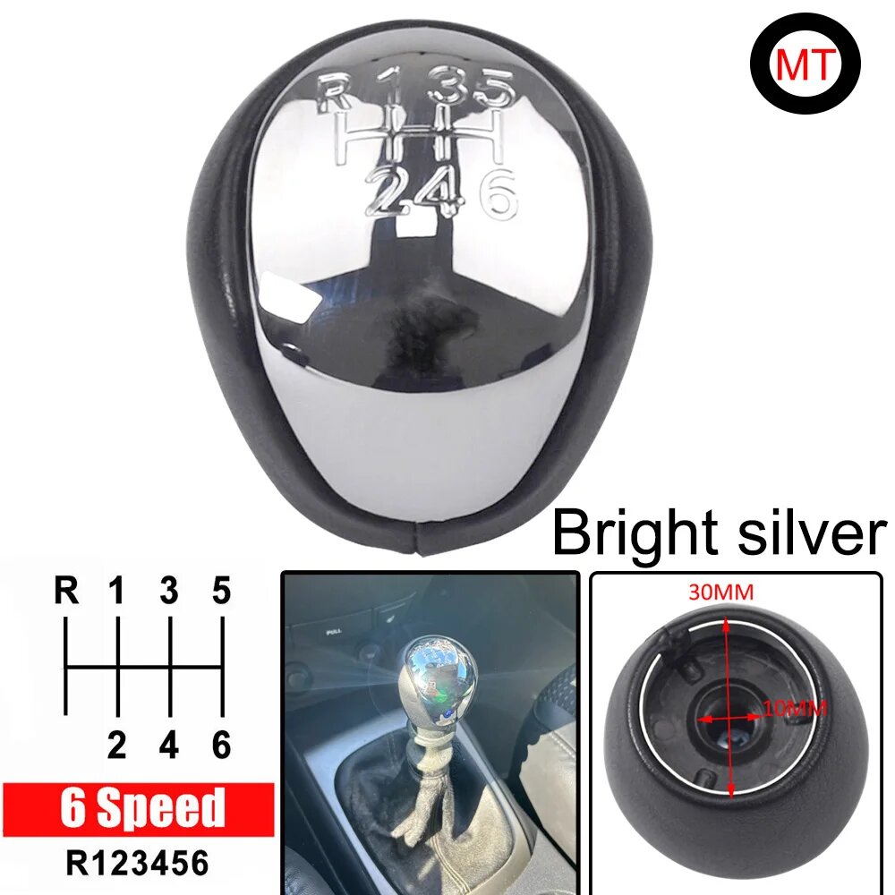 Для Hyundai Elantra 2008-2012 Touring I30 Kia Forte Soul 5 6-скоростная автомобильная ручка переключения передач ручной MT рычаг переключения передач головка гандбол