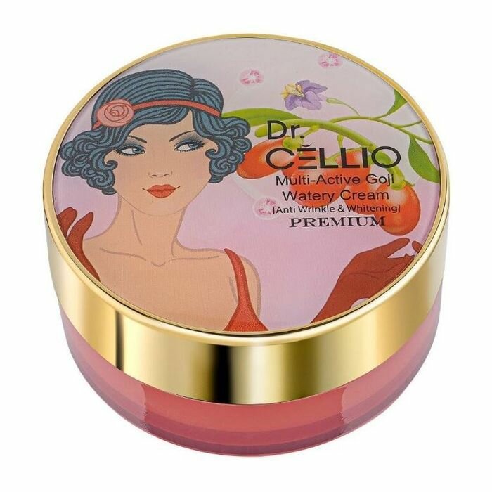 DR.CELLIO Омолаживающий крем с экстрактом ягод 100 г Multi Active Goji Watery Cream