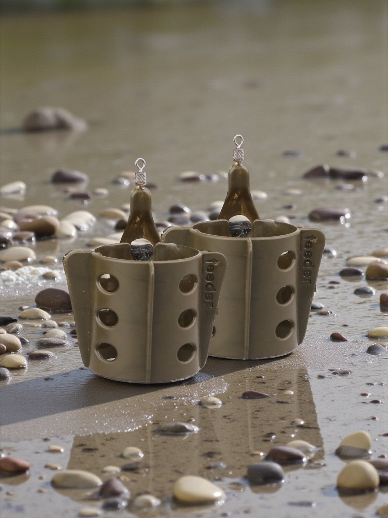 Кормушка рыболовная Mitin Спорт 30 г, для спортивной рыбалки, набор 2 шт.