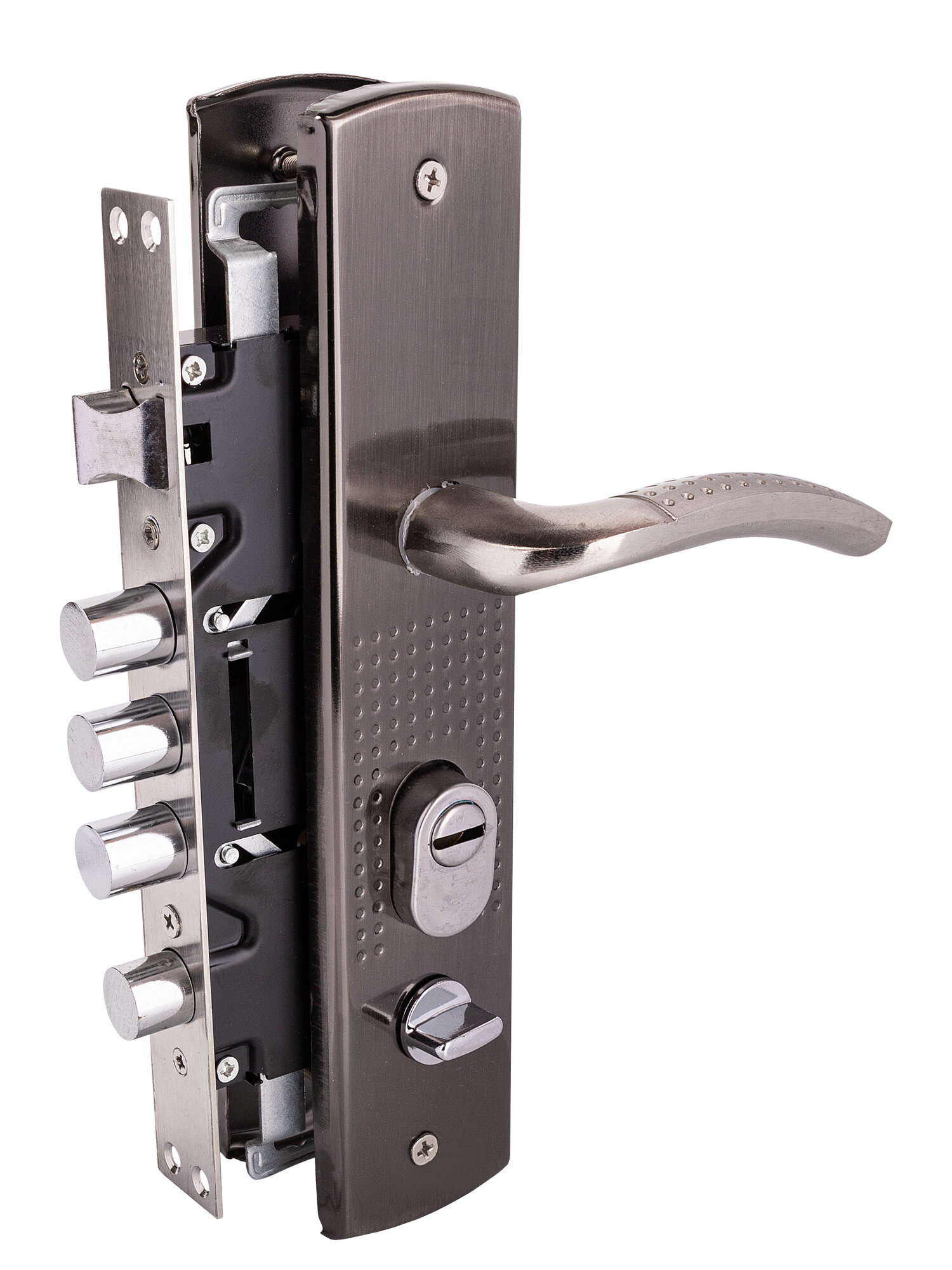 Замок врезной для китайской двери MARLOK ЗВ-7.01 автомат с ручками левый