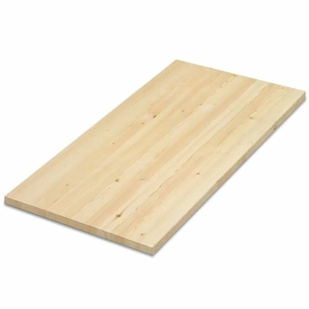 Щит мебельный Ангара 18х400х1200 мм, хвоя, сорт АВ