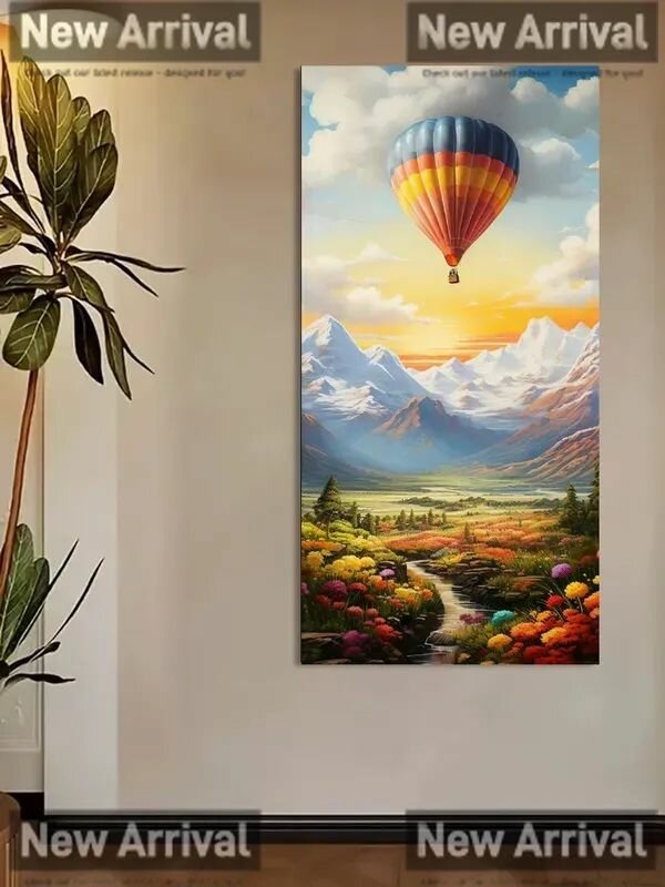 Картина "Печать струй", 60х30 см