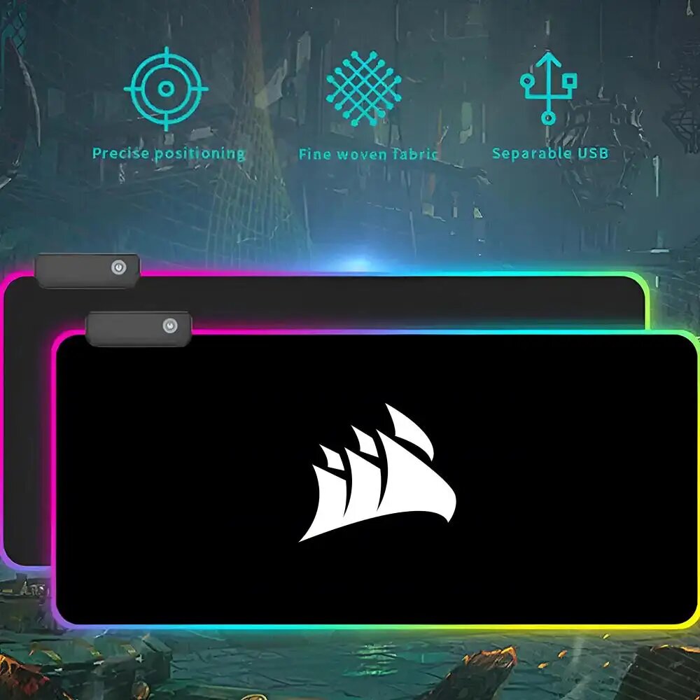 CORSAIR RGB коврик для мыши 900x400x4mm, черный