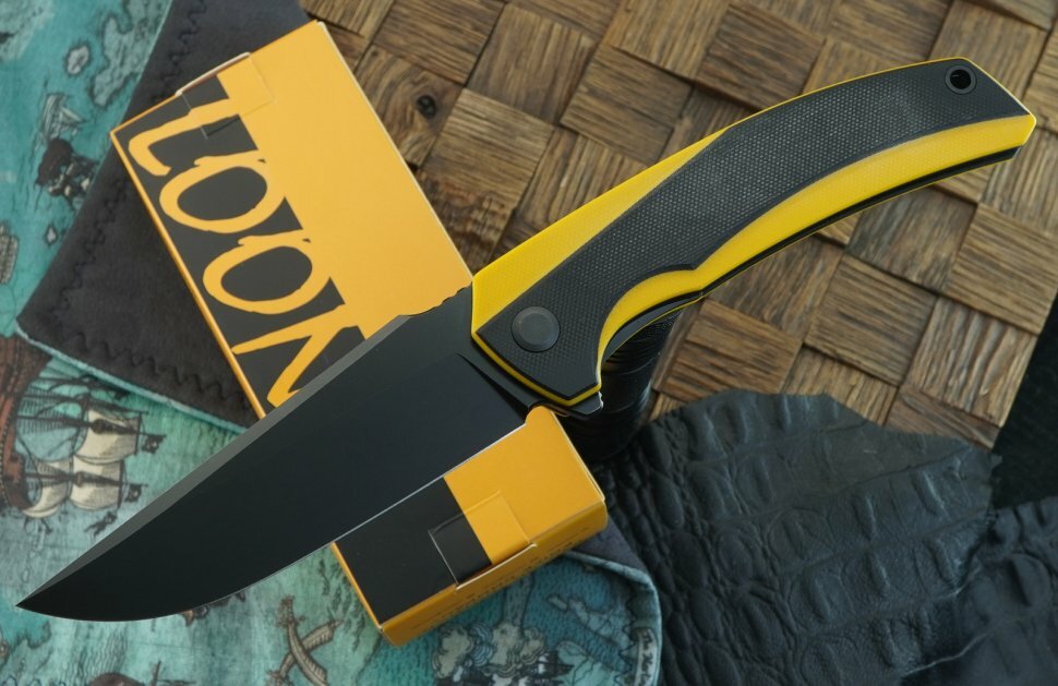 Складной нож TuoTown Loong, сталь T10S, рукоять G-10