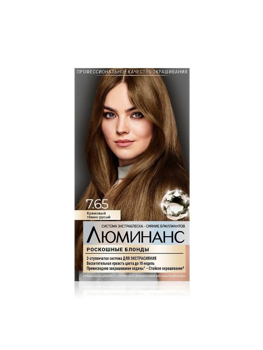 Краска для волос Люминанс Кремовый темно-русый 165 мл