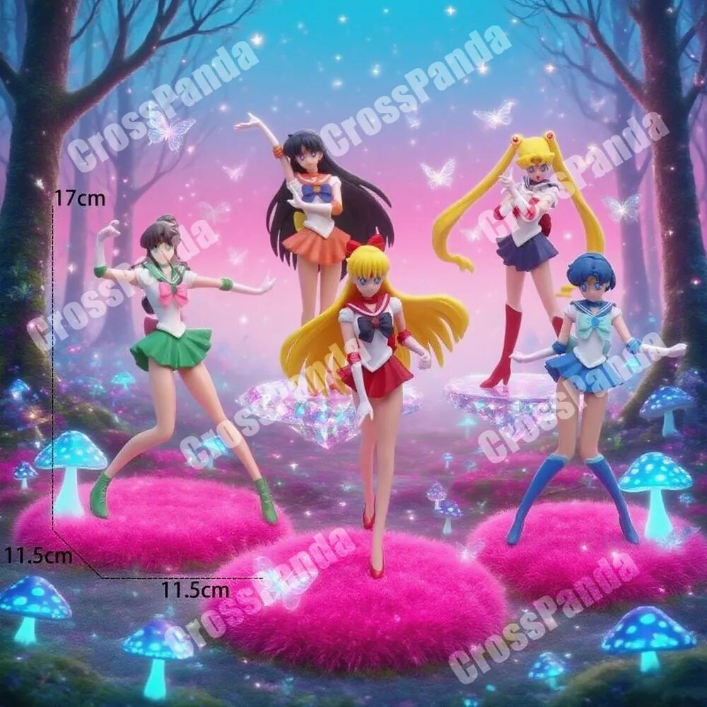 Фигурка Sailor Moon 5шт Красивый цвет T506 Фигурки Сейлор Мун 5шт Идеальный размер для коллекции — фото 1