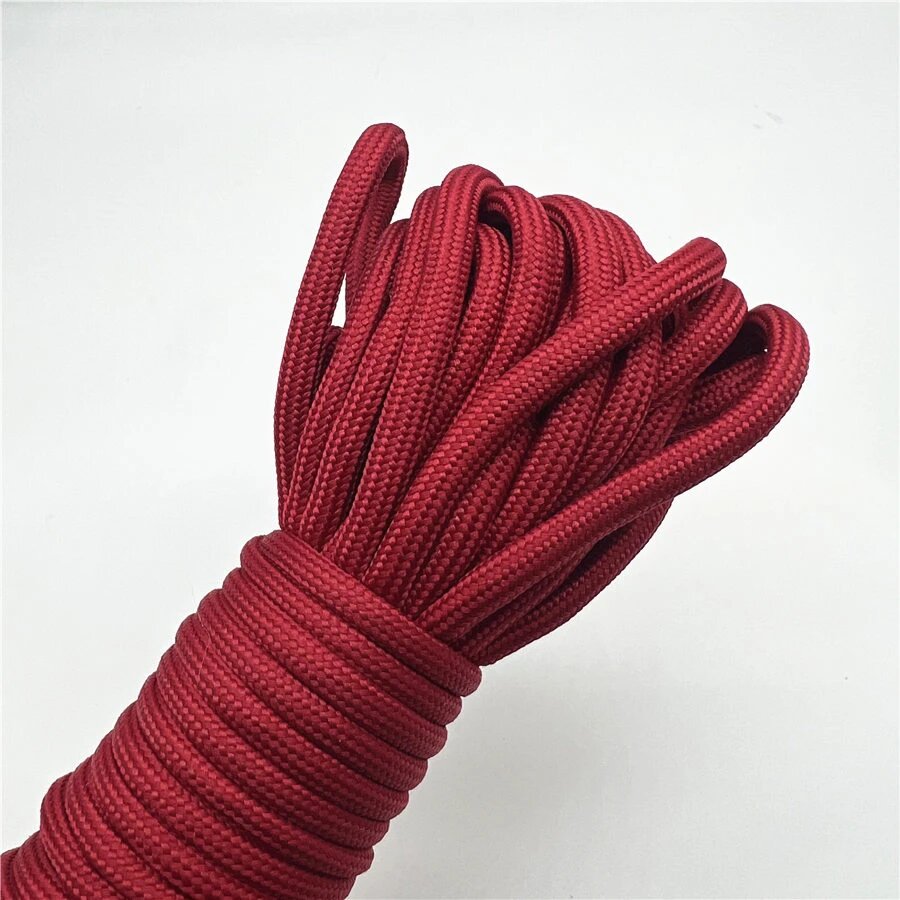 Паракорд Dark red 5 ярдов 6 мм CyanRafts