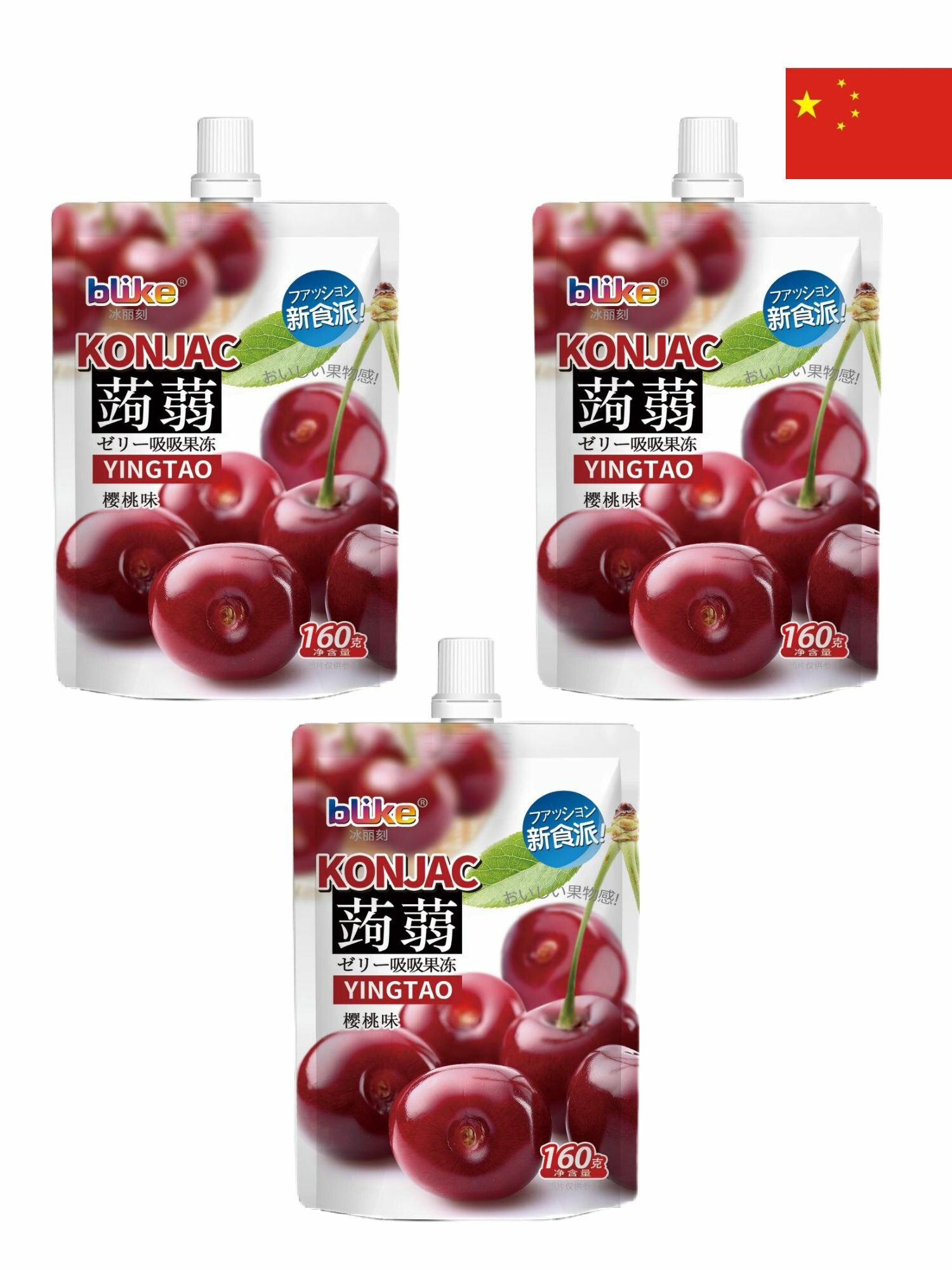 Желе Blike питьевое конняку Konjac Черешня 160г