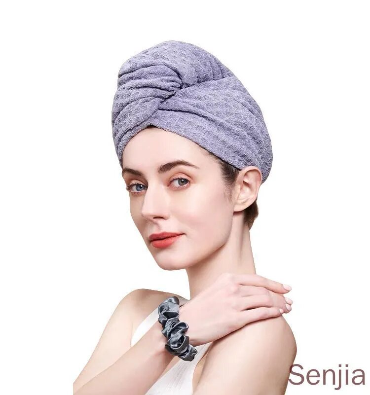 AQUIS Американская быстросохнущая шапочка для волос четвертого поколения для женщин, супервпитывающая и быстросохнущая.