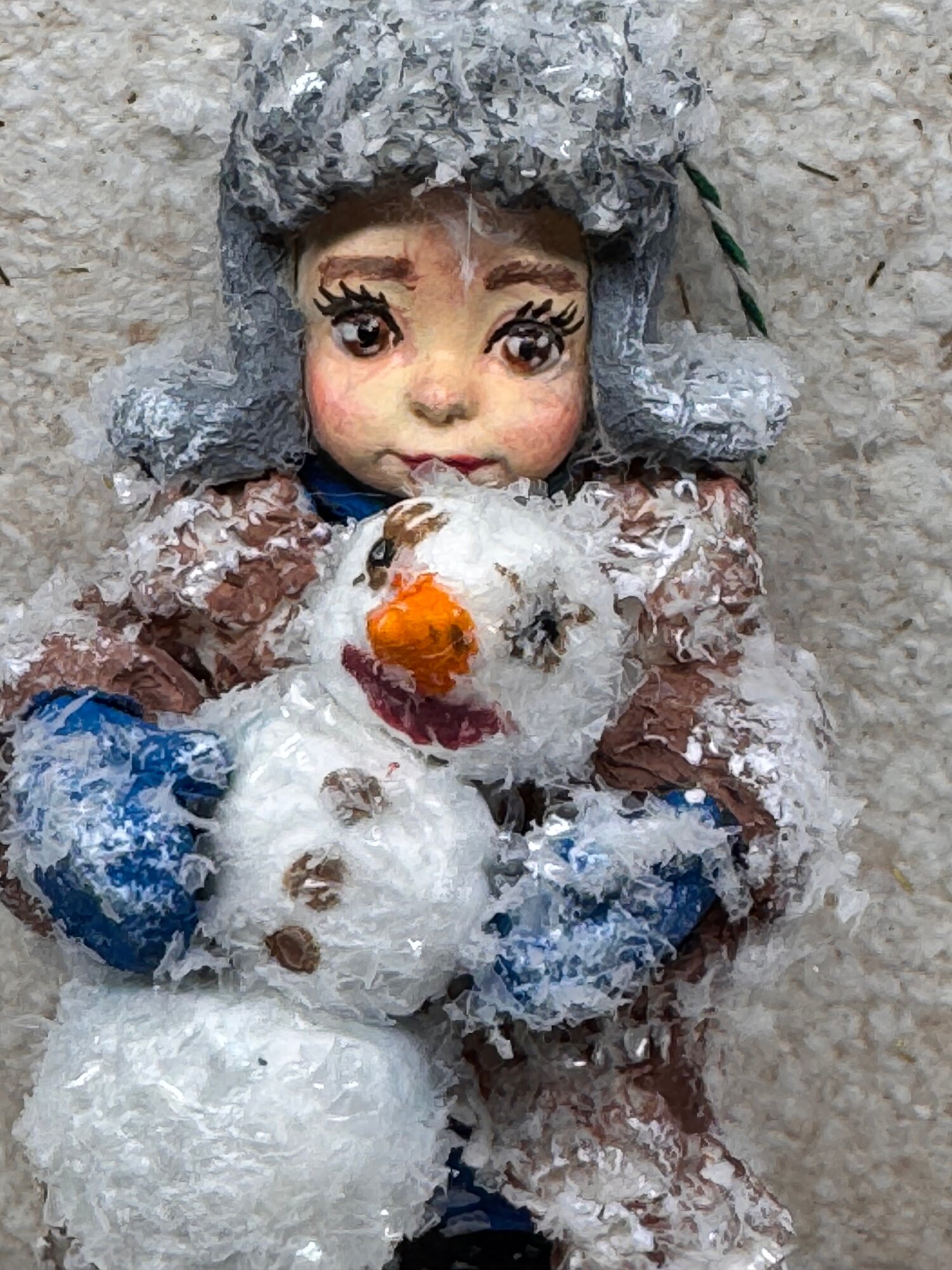 Ватная игрушка ручной работы « Давай поиграем»