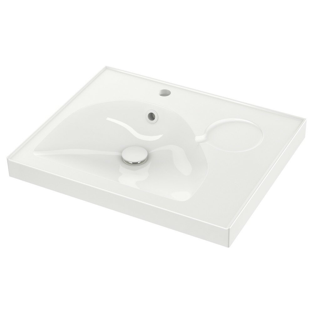 Эдебовикен Одинарная раковина, 60x49x6 см ikea 203.807.30