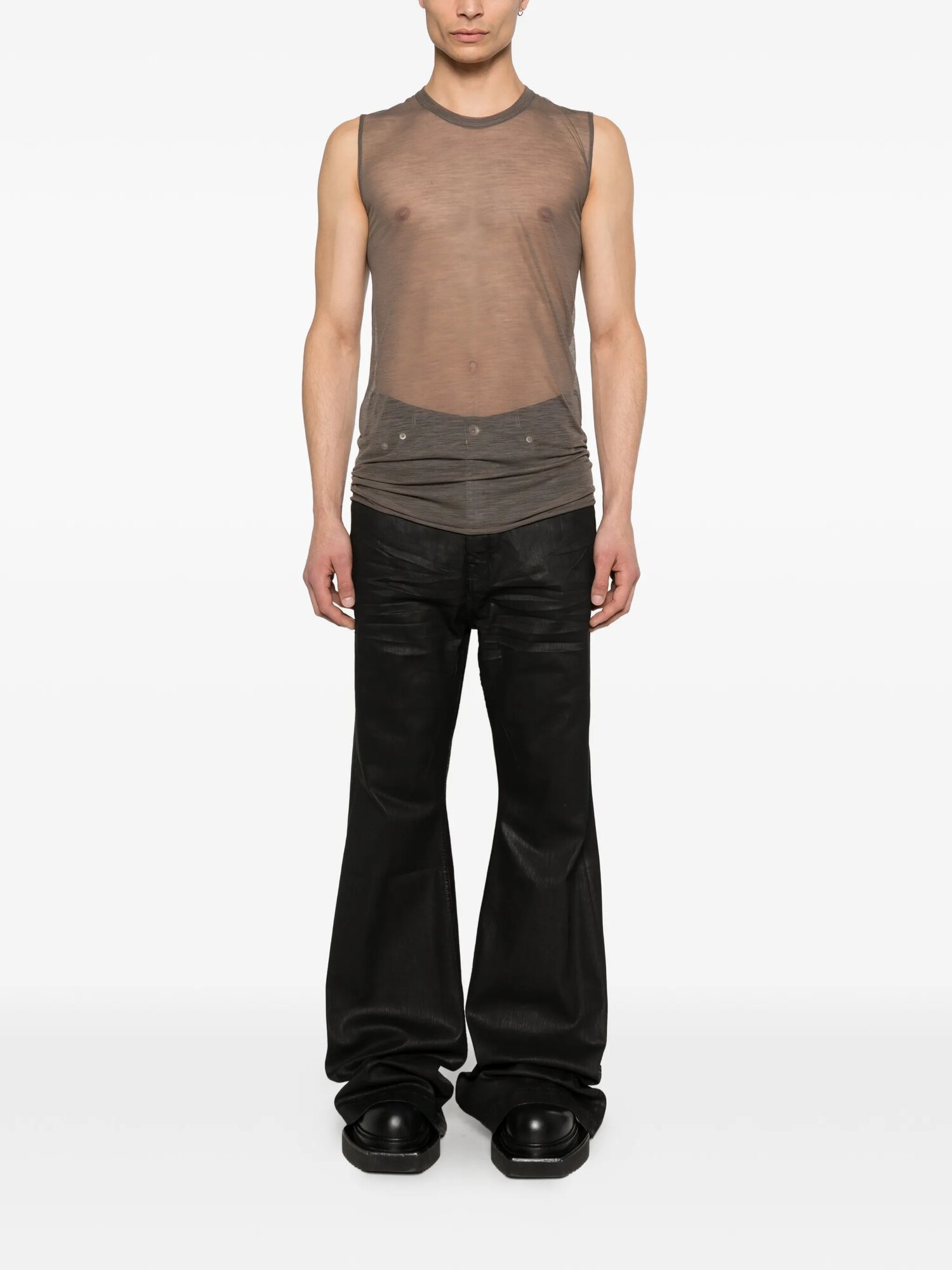 Топ Rick Owens, размер 52, brown — фото 1