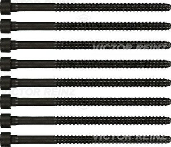 Комплект болтов ГБЦ VICTOR REINZ 14-32198-01 Audi A4, A6, A8 2.4, 2.8, 3.2 04->, 8 шт